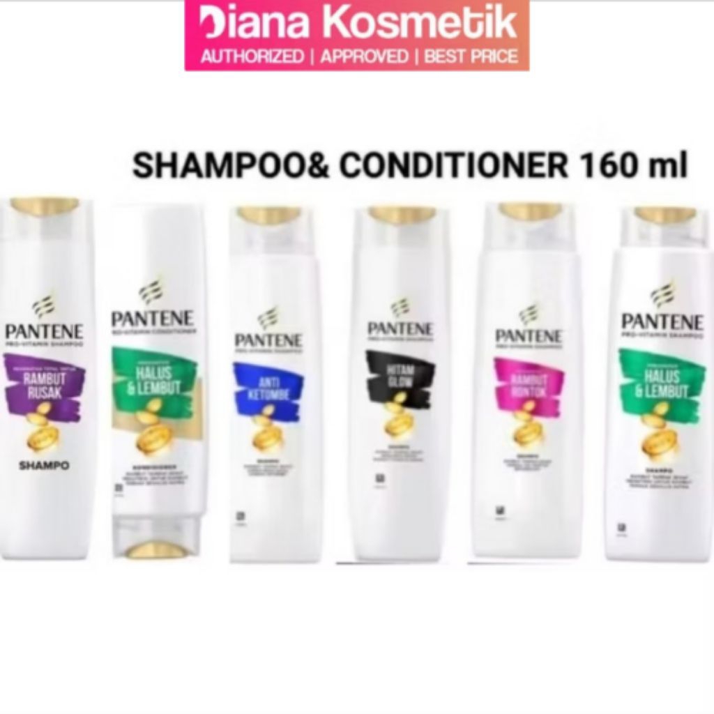 Jual PANTENE SHAMPO / CONDITIONER BOTOL 160ML Kondisioner ungu 3, pink ...