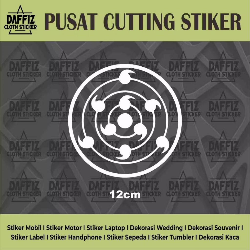 Jual STIKER CUTTING CUSTOM LOGO LINGKAR | Shopee Indonesia