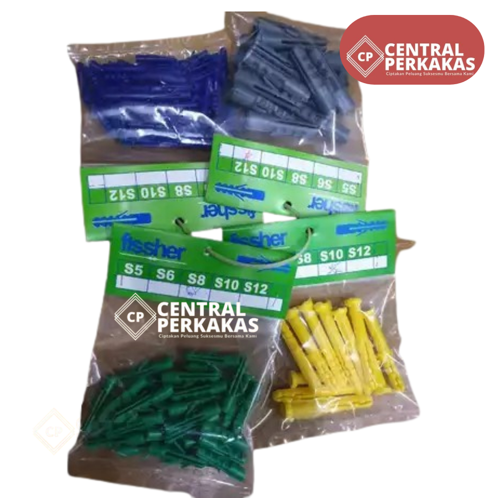 Jual Sekrup Viser Baut dinding tembok / sekrup viser set ukuran 6 ...