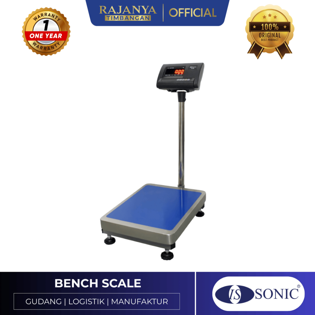 Jual Timbangan Duduk Digital SONIC A12E Bench Scale Industrial All ...