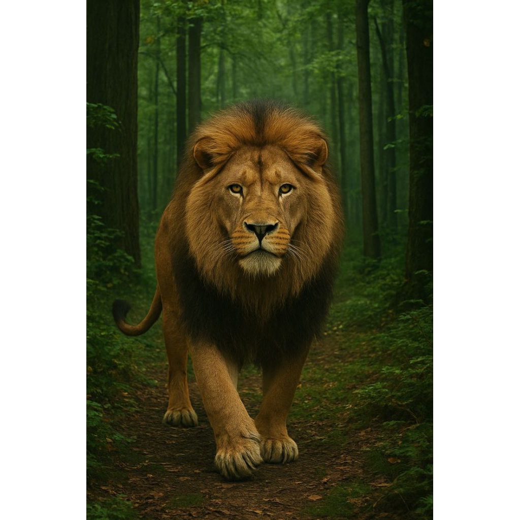 Jual poster cetak singa si raja hutan S24,hiasan dinding,ukuran jumbo ...