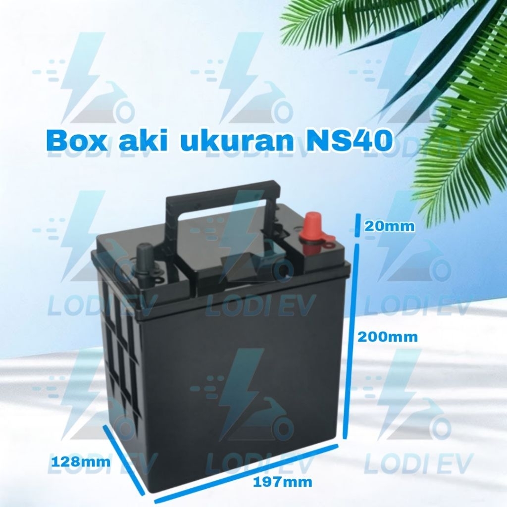 Jual Box Aki Mobil Baterai Lithium LiFePO4 NS40ZL 197X128X220mm ...