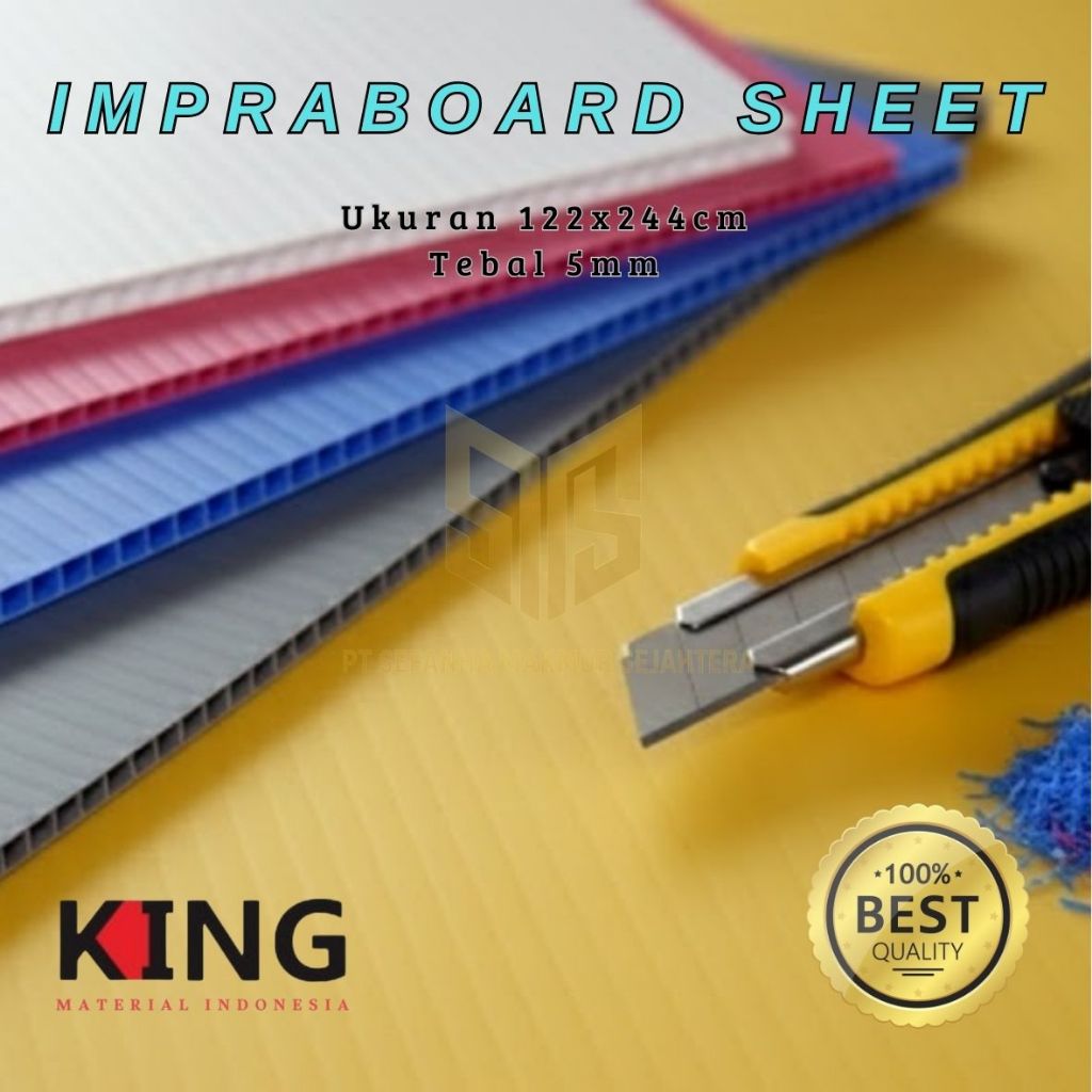 Jual IMPRABOARD SHEET/LEMBARAN, TEBAL 5MM, UKURAN 122x244CM | Shopee ...