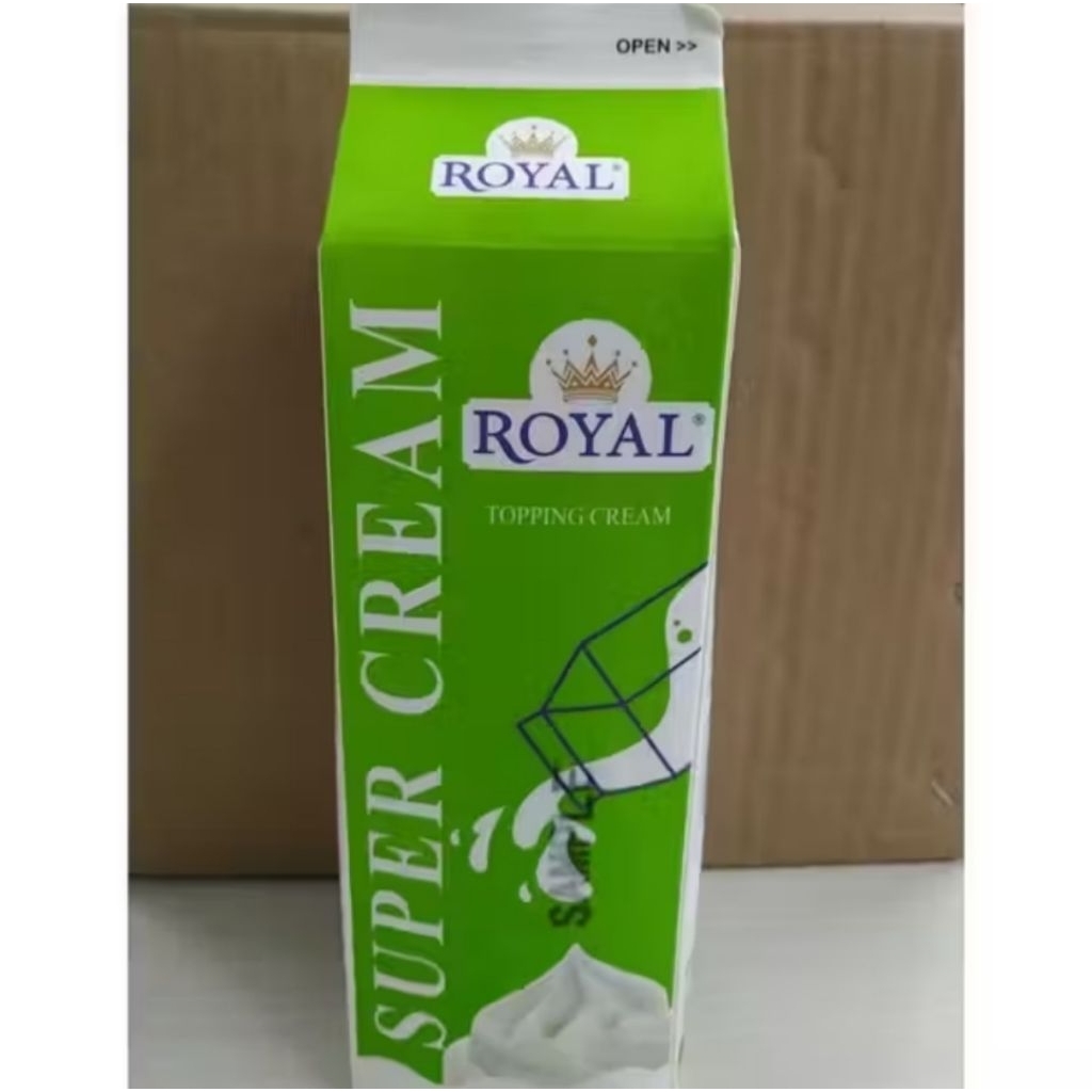 Jual ROYAL SUPER CREAM(NON DAIRY WHIPPING CREAM) 1LITER/ ROYAL MILKY ...