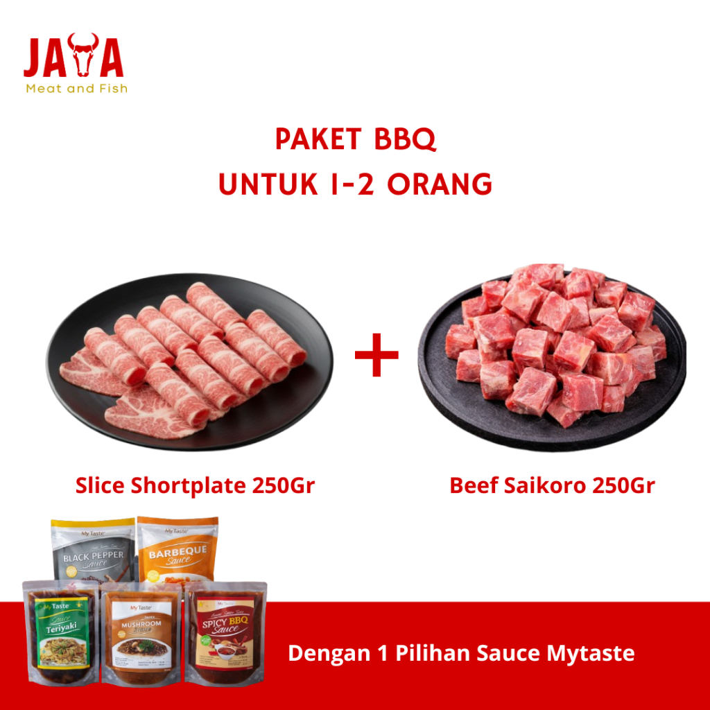 Jual Paket Mix Daging BBQ Set + Saus | Paket BBQ Hemat | Shopee Indonesia