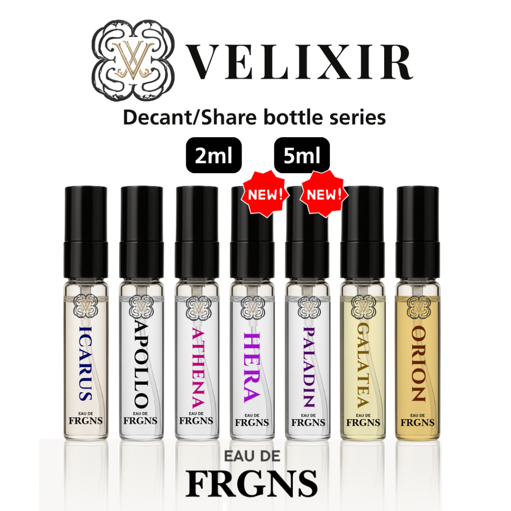 Jual VELIXIR ALL VARIANT DECANT/SHARE BOTTLE 2 & 5 ML | Shopee Indonesia