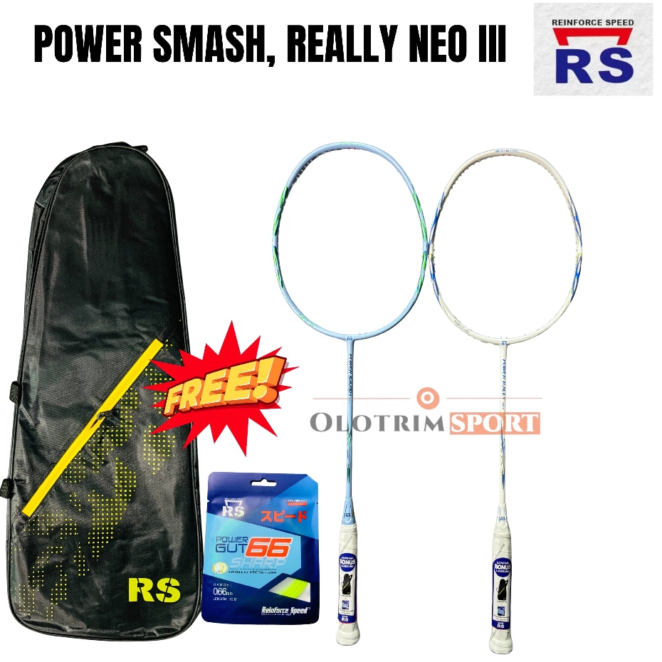 Jual Raket Badminton RS Power Rally / Pure / Max / Smash / Arc Neo III ...