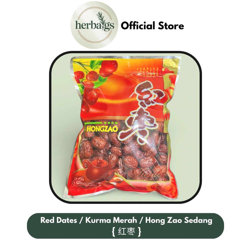 Jual Angco Red Dates Herbal Kurma Merah Hong Zao Sedang PREMIUM Manis ...