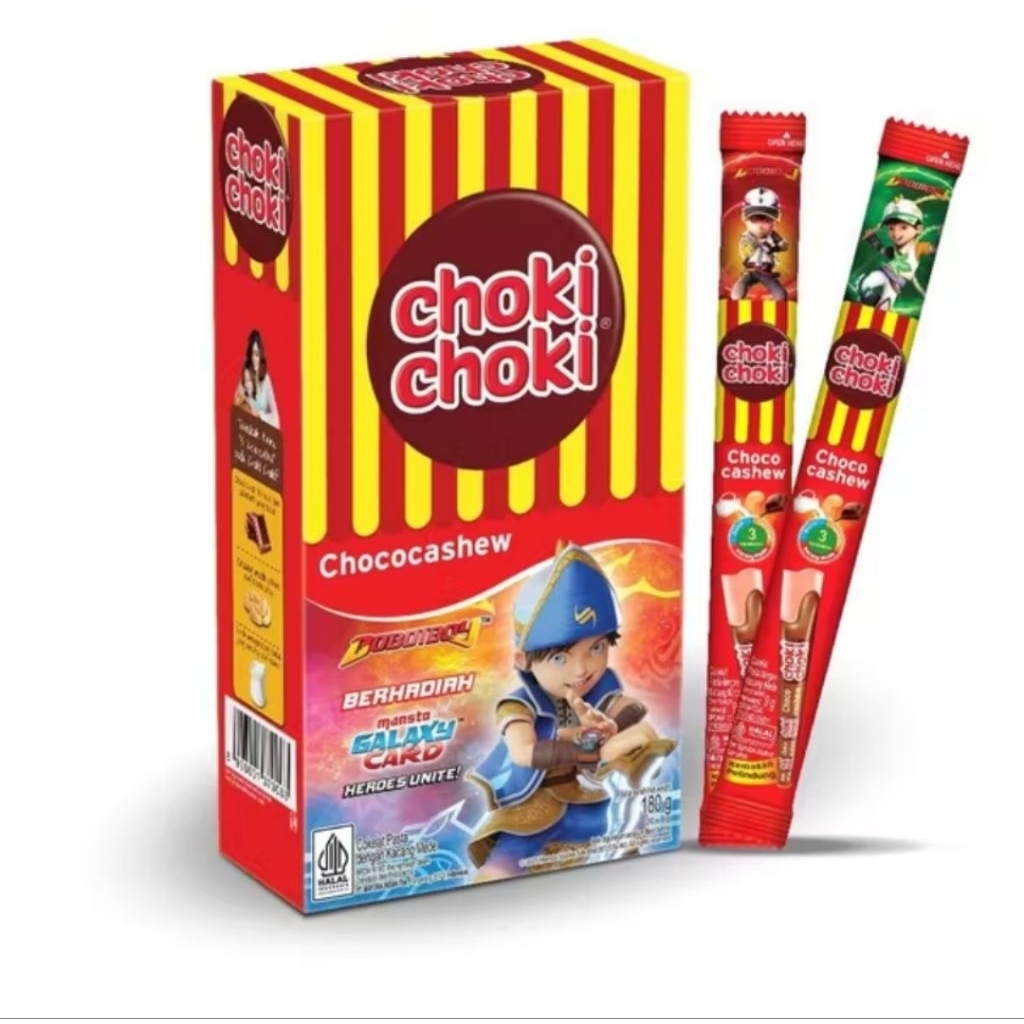 Jual Choki Choki Chococashew 1Box Isi 20pcs | Shopee Indonesia