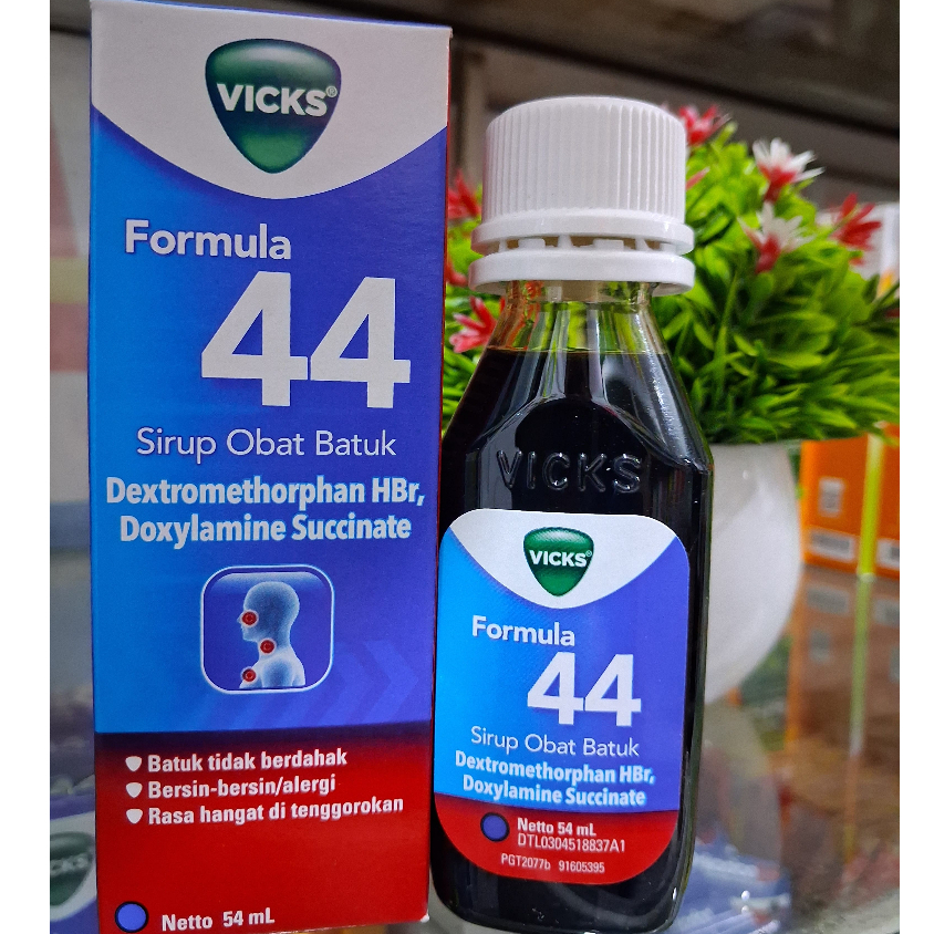 Jual VICKS FORMULA 44 SIRUP OBAT BATUK 54ML | Shopee Indonesia