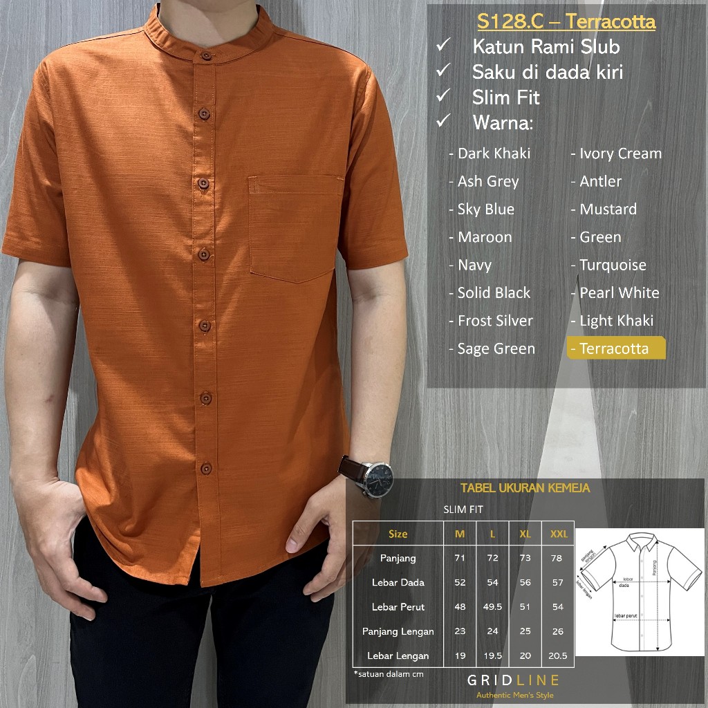 Jual [GRIDLINE - S128 Colorful Premium Koko Series Part 3] Katun Linen ...
