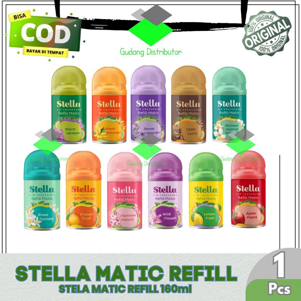 Jual STELLA REFILL MATIC 160ml | Shopee Indonesia