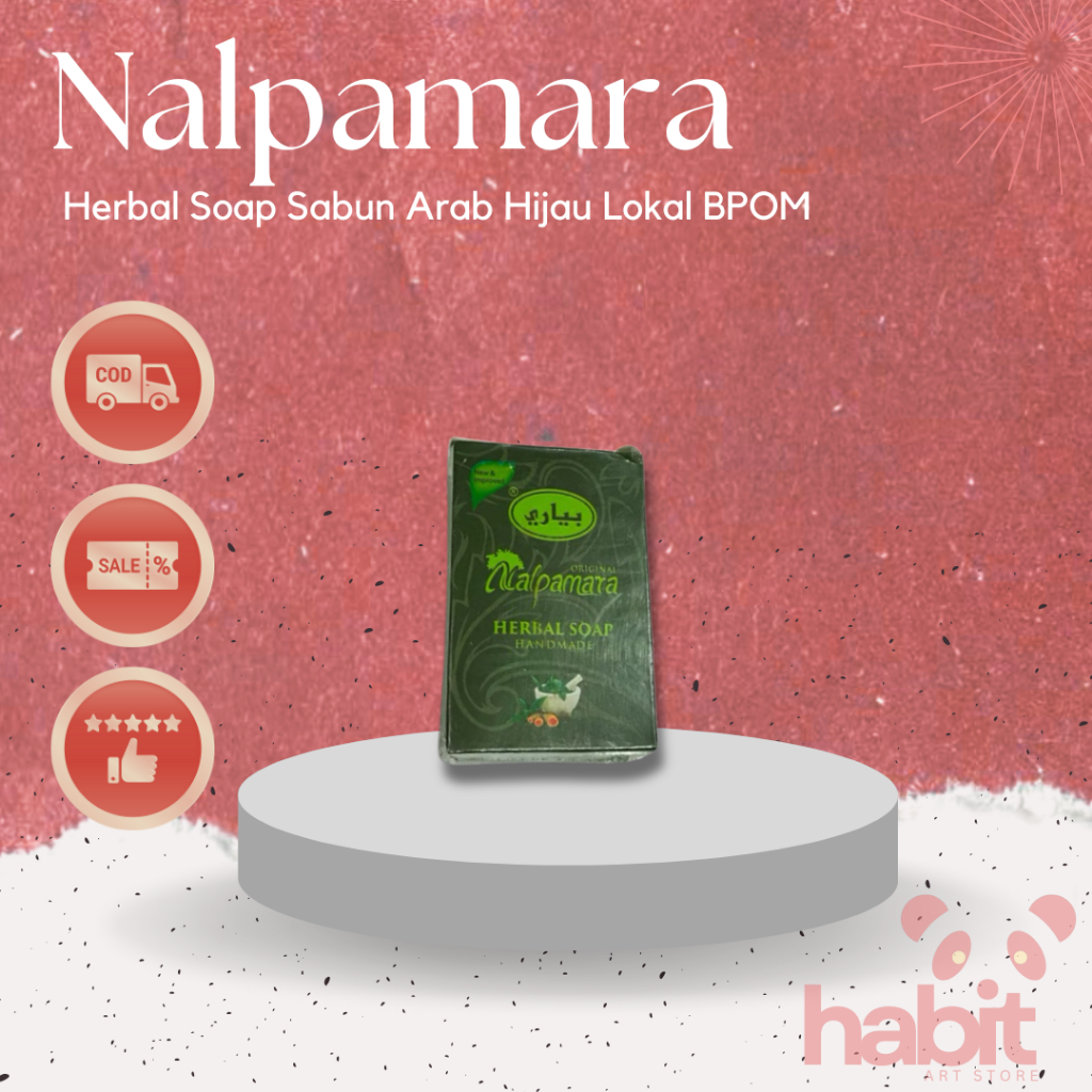 Jual Nalpamara Herbal Soap Sabun Arab Hijau | BPOM | Produksi Lokal ...