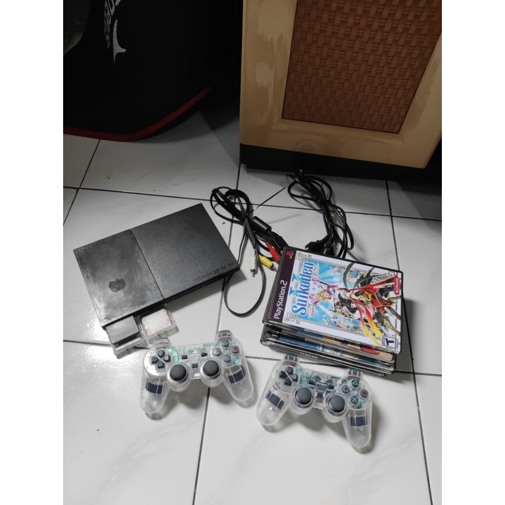Jual ps2 slim 90006 bekas normal, kaset only bukan matrix | Shopee ...