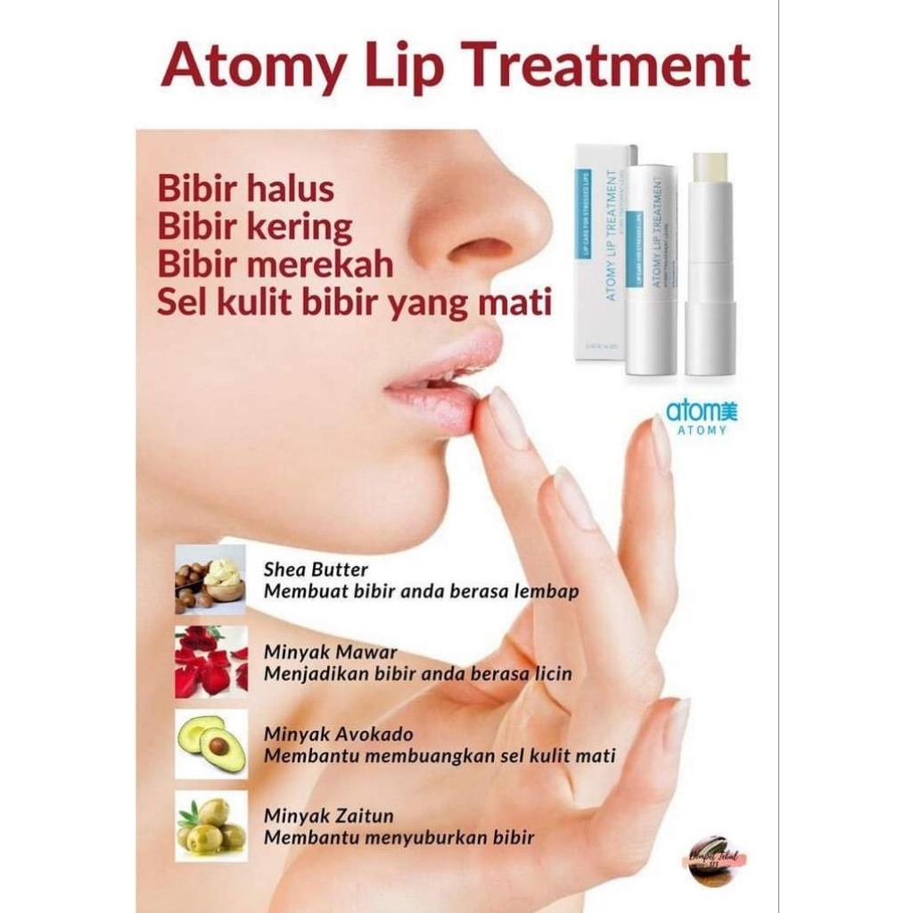 Jual ATOMY LIP TREATMENT PELEMBAB BIBIR | Shopee Indonesia