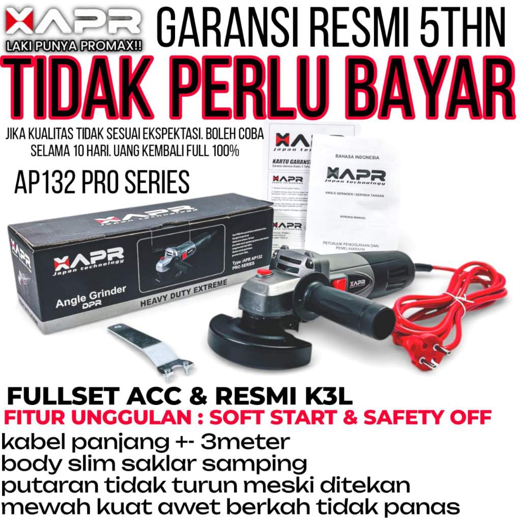 Jual APR JAPAN Mesin Gerinda Gurinda Tangan Variable Speed Angle ...