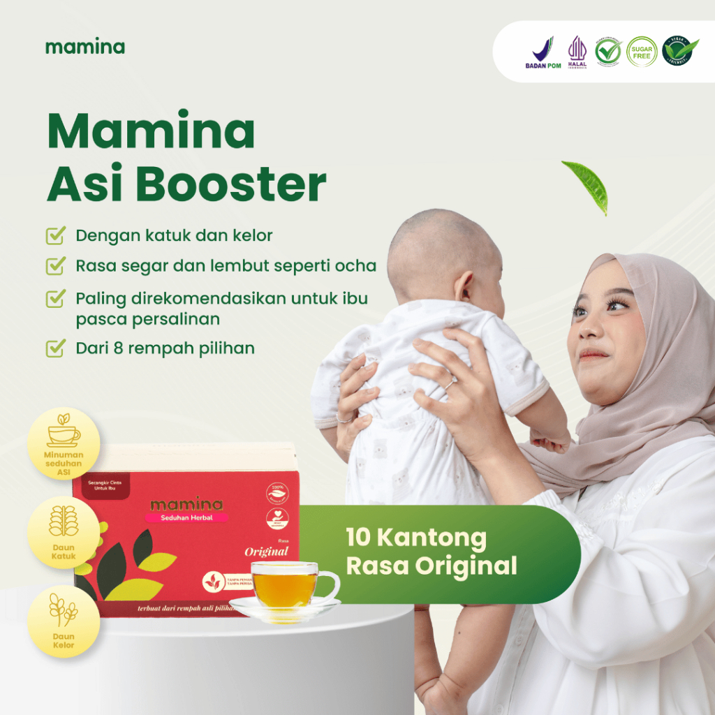 Jual Asi Booster Minuman Seduhan Herbal Pelancar Asi Rasa Original Isi ...