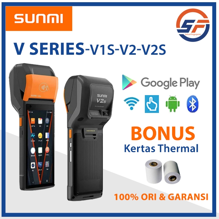 Jual SUNMI V2 PRO V2S V2 V1S Mesin Kasir POS Android With Printer ...