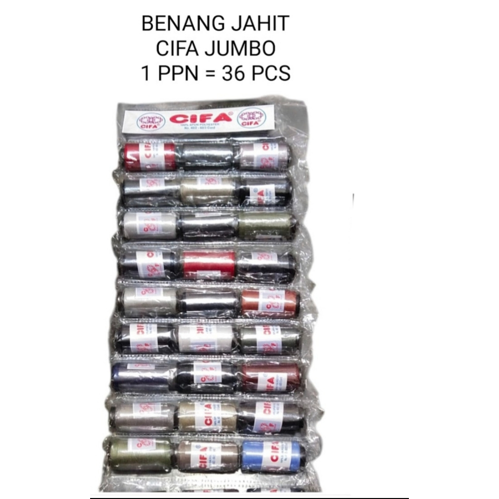 Jual BENANG JAHIT BESAR MEREK CIFA JUMBO HARGA 1 PAPAN ISI 36 BUAH ...