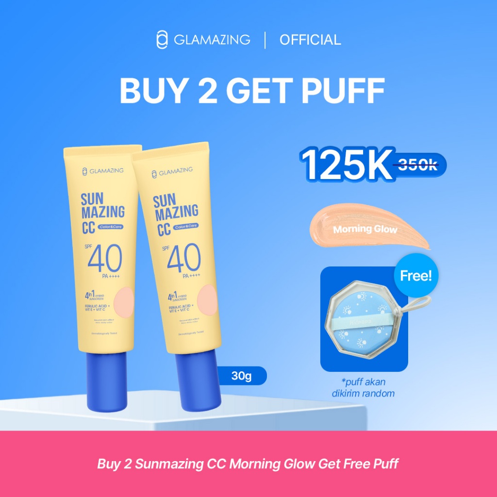 Jual Glamazing - 2PCS Sunmazing CC Tinted Sunscreen SPF 40 PA ...