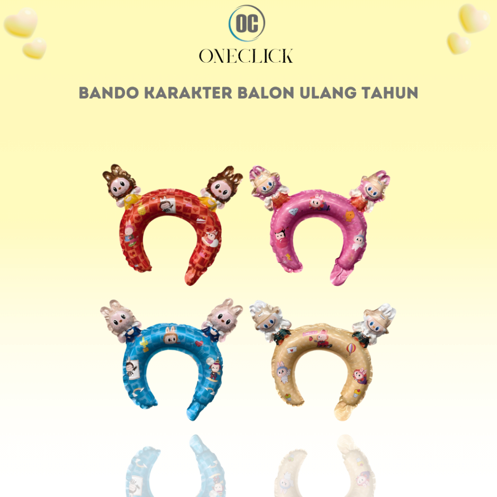 Jual Bando Foil Bando Karakter Balon Ulang Tahun Hiasan Kepala ...