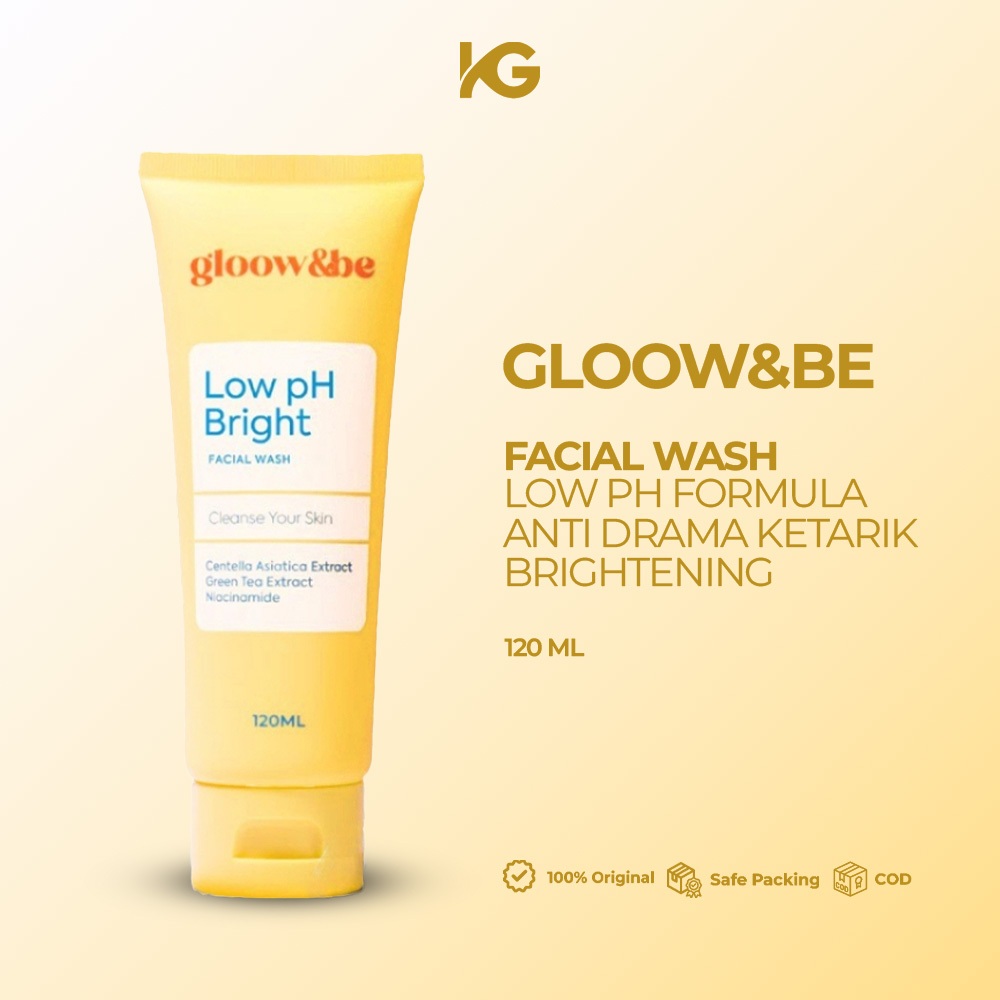 Jual GLOW | Gloow&be Low pH Brightening Niacinamide Gentle Facial Wash ...