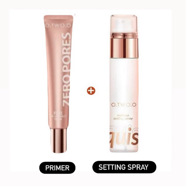 Jual BUNDLING O.TWO.O Setting Spray + Invisible Pore Moisturizing Zero ...