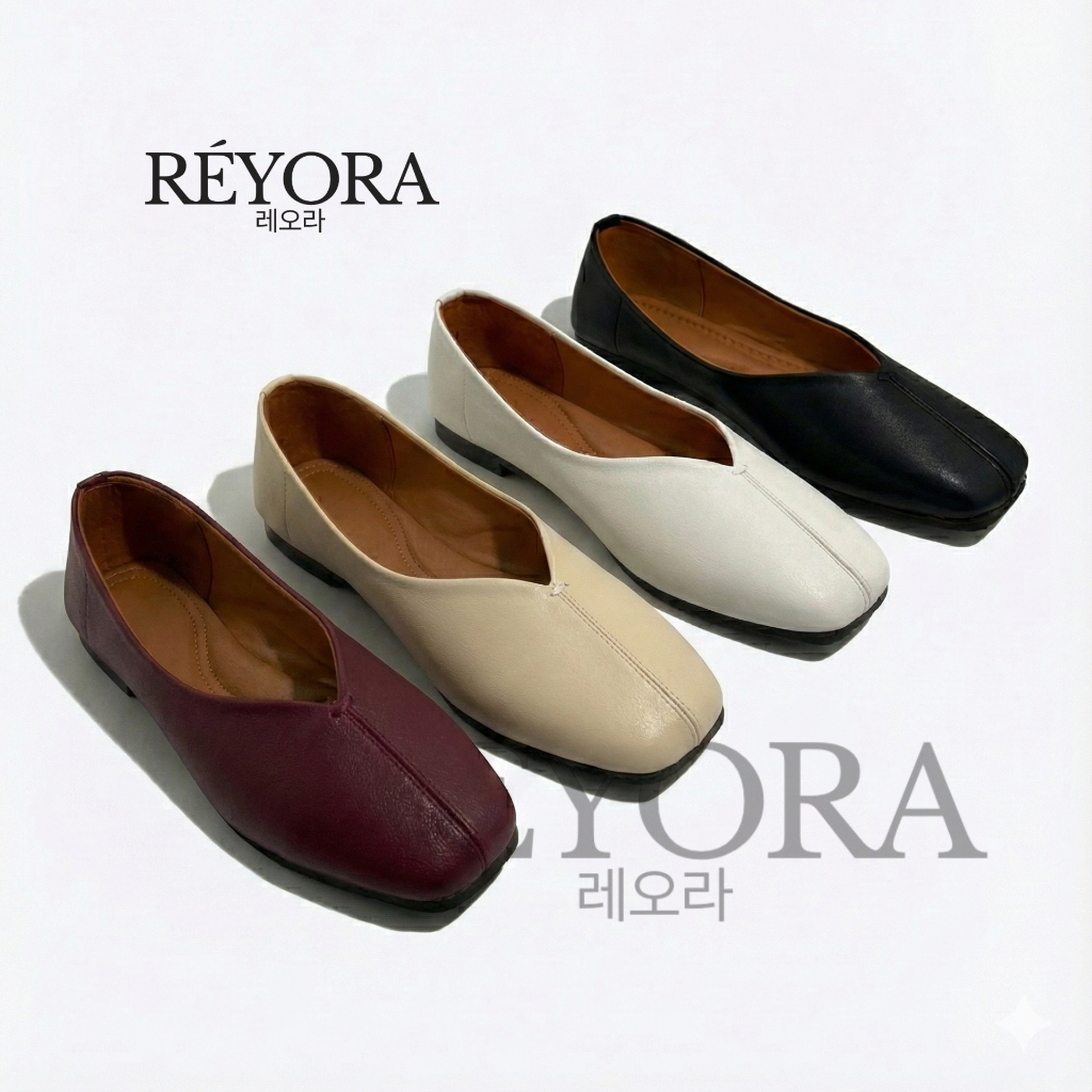 Jual Reyora COLECTION Sepatu Flatshoes Ballerina Korea Terbaru Mewah ...
