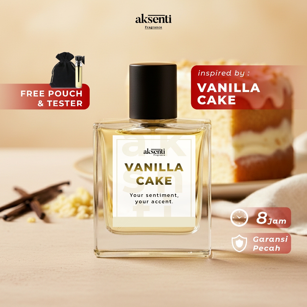 Jual Vanilla Cake by Aksenti - Parfum Unisex Kue Creamy Inspired by ...