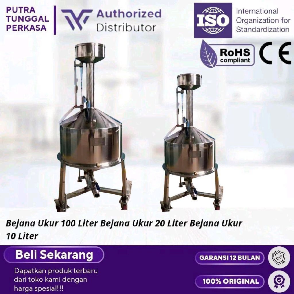 Jual Bejana Ukur 100 Liter Bejana Ukur 20 Liter Bejana Ukur 10 Liter ...