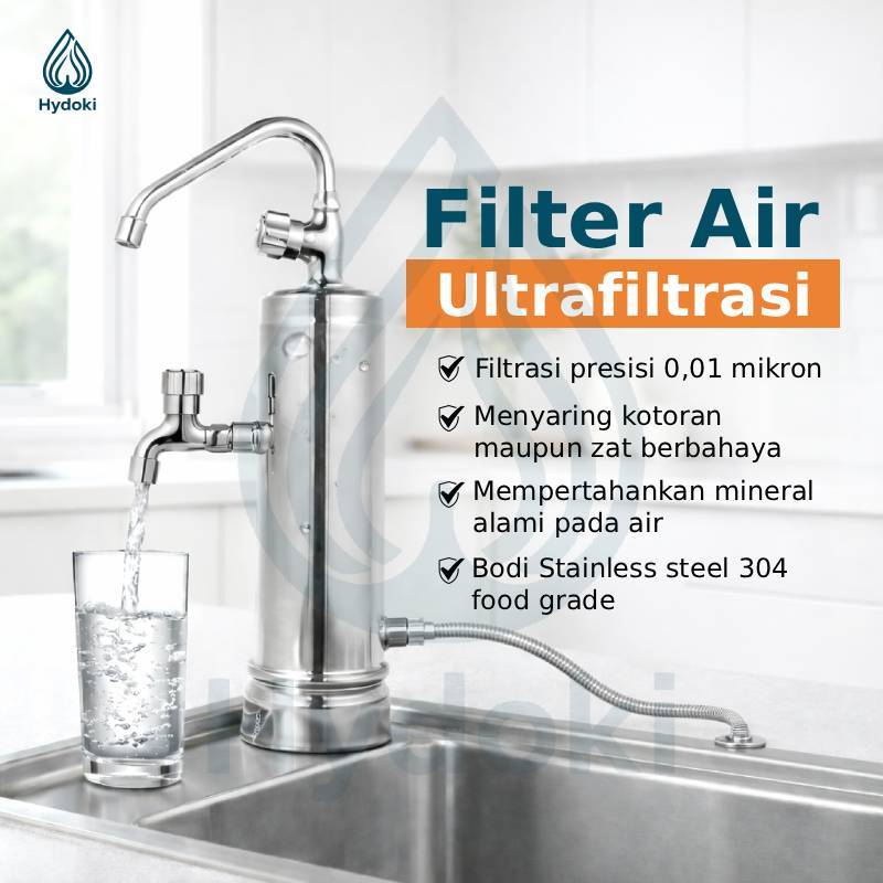 Jual HYDOKI Filter Air PVC Dapur/Paket Penyaring Air/Ultra Filtrasi ...