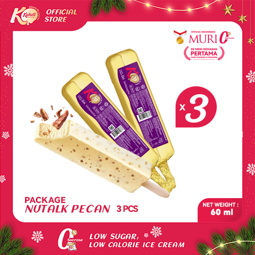 Jual Kaluli Ice Cream Nutalk Pecan Stick 60ml - Low Fat Low Calorie Ice ...
