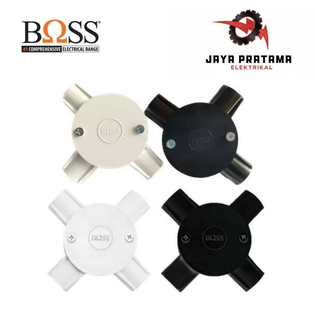 Jual Tdus Boss 20mm Cabang 3 / 4 Hitam / Putih | Shopee Indonesia