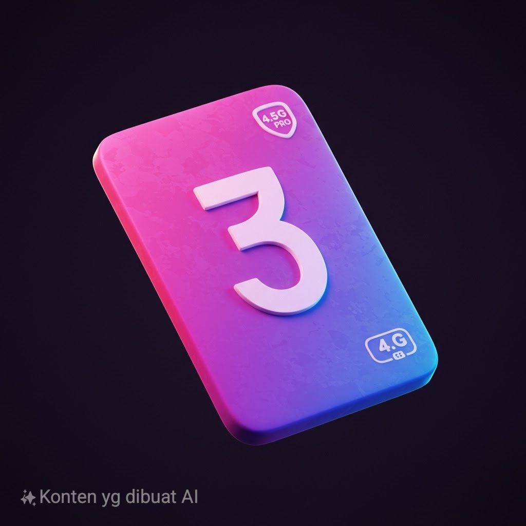 Jual Kartu perdana TRI paket data kuota 3gb nasional exp 2028(SEGEL ...