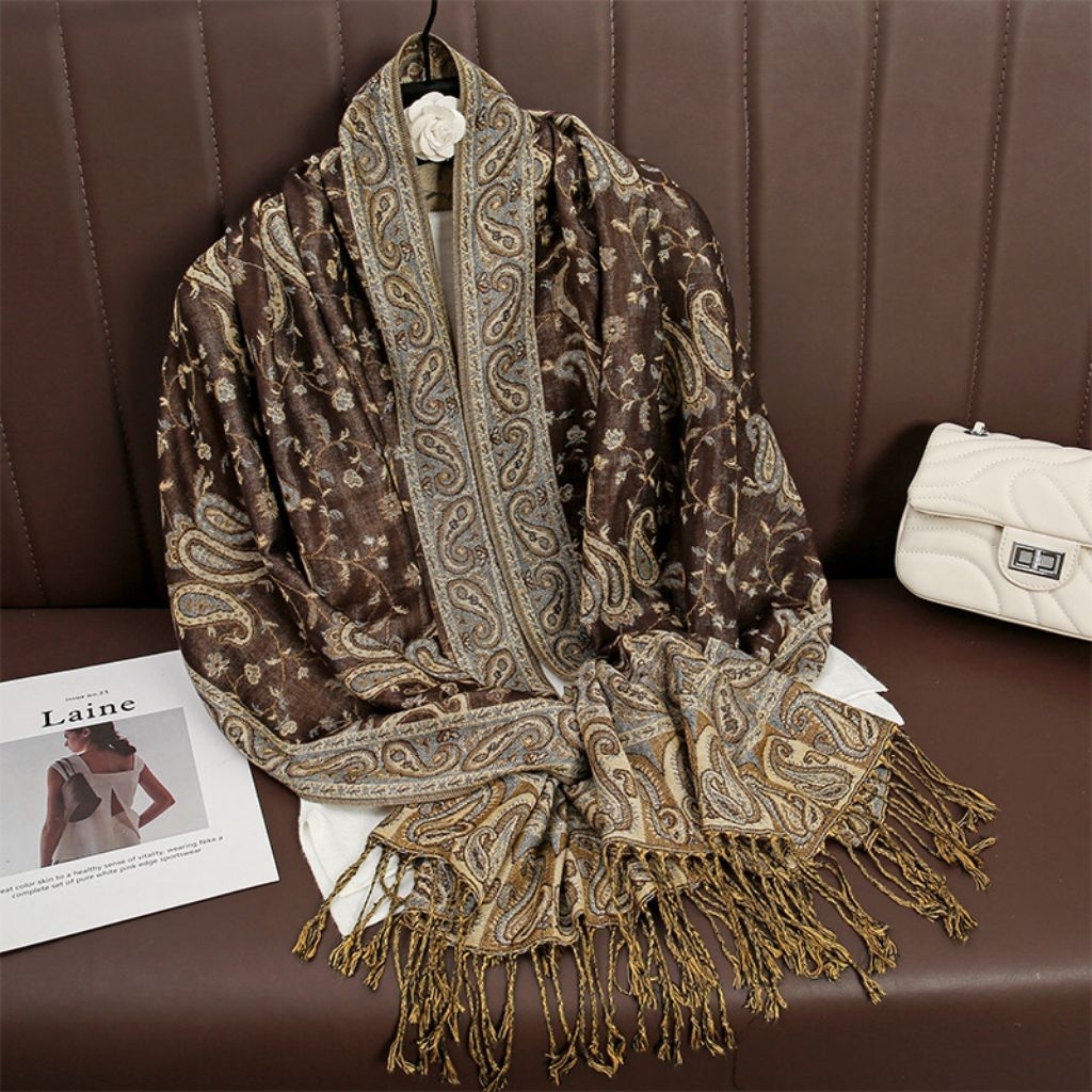 Jual (READY STOCK) turkey SHAWL Pashmina Hijab Scarf Long Muslim ...