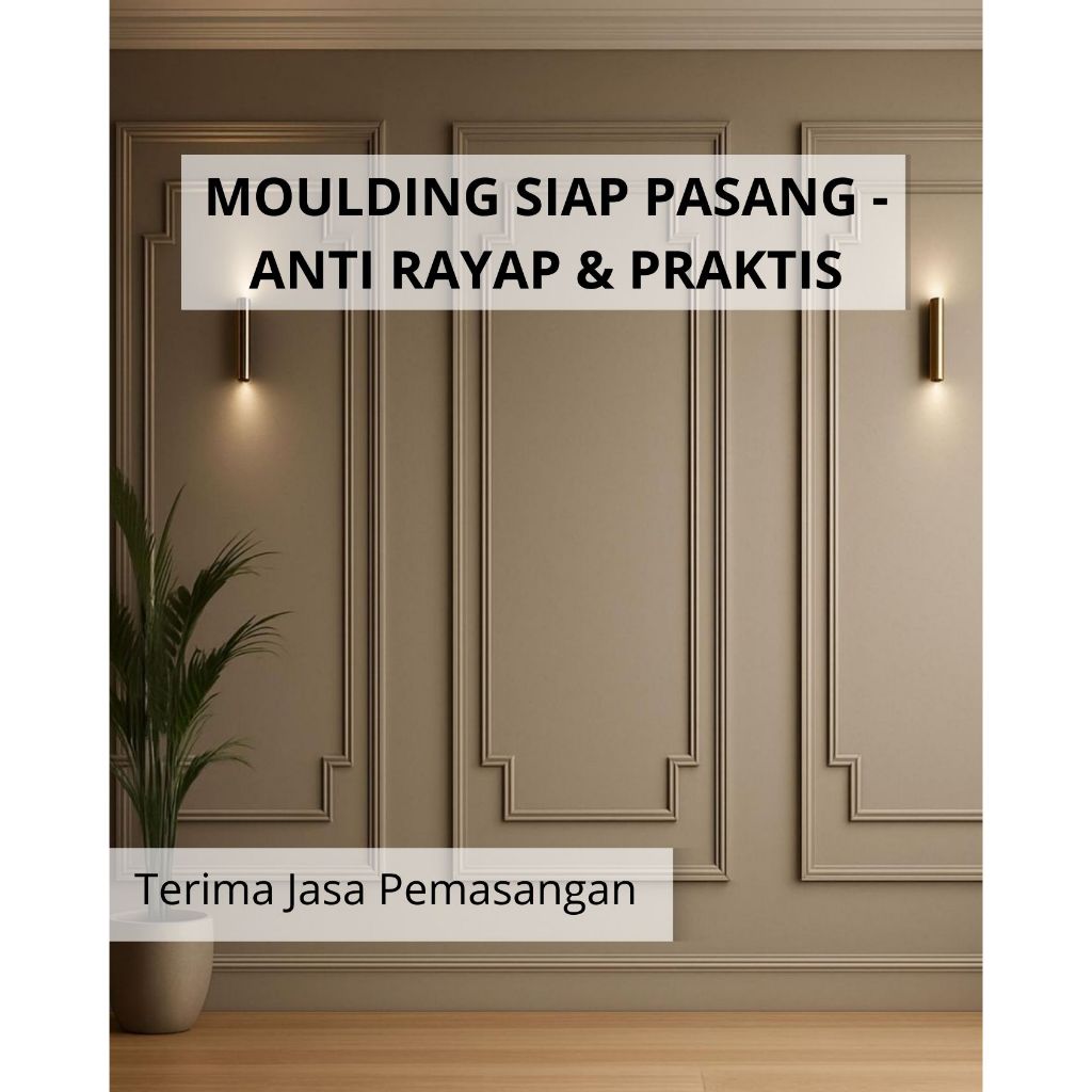 Jual LAIV Wall Moulding Premium - List Profil Dinding Wainscoting ...