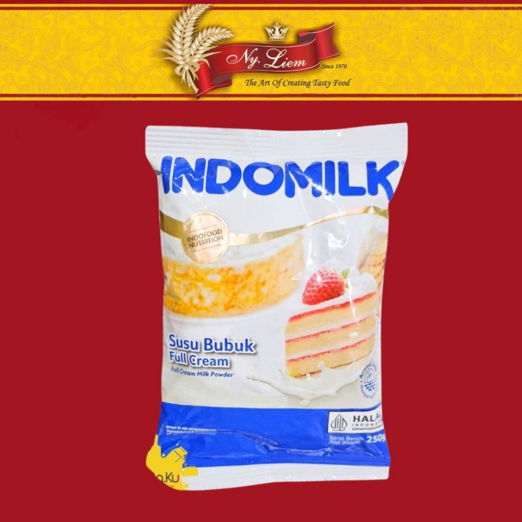 Jual INDOMILK Susu Bubuk Full Cream Baking 250 gram | Shopee Indonesia
