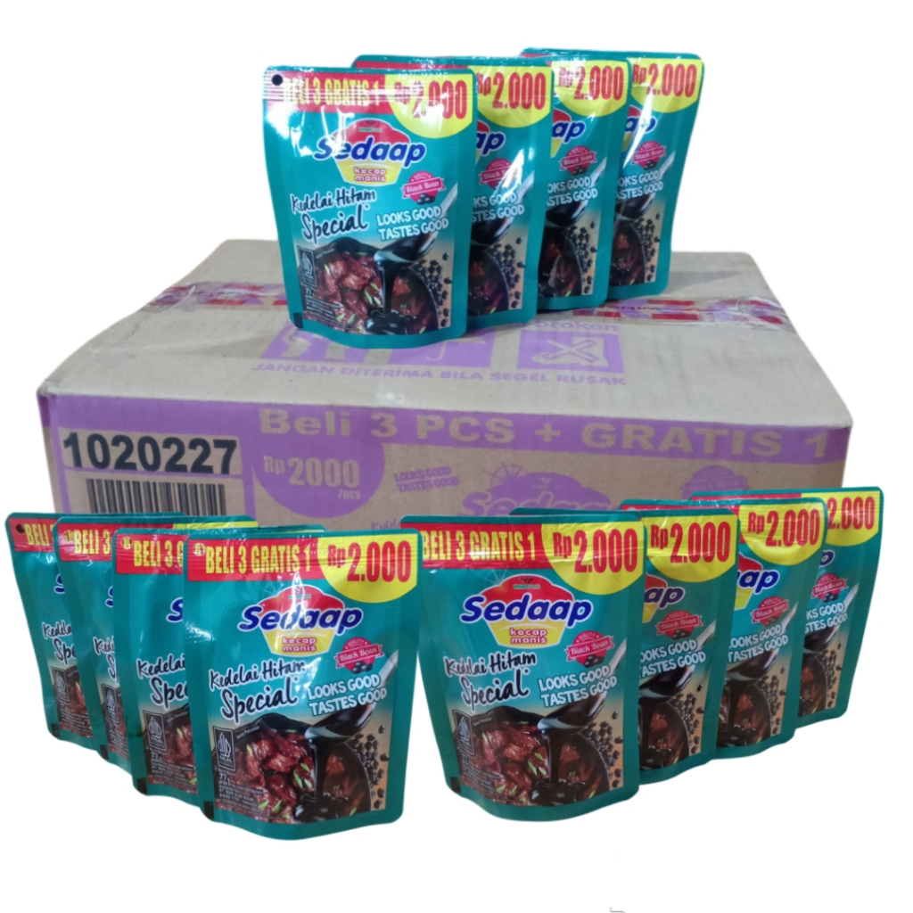Jual Flash Sale 1 Dus Kecap Sedap Hijau 2000 an Kecap Manis 77g - Saos ...