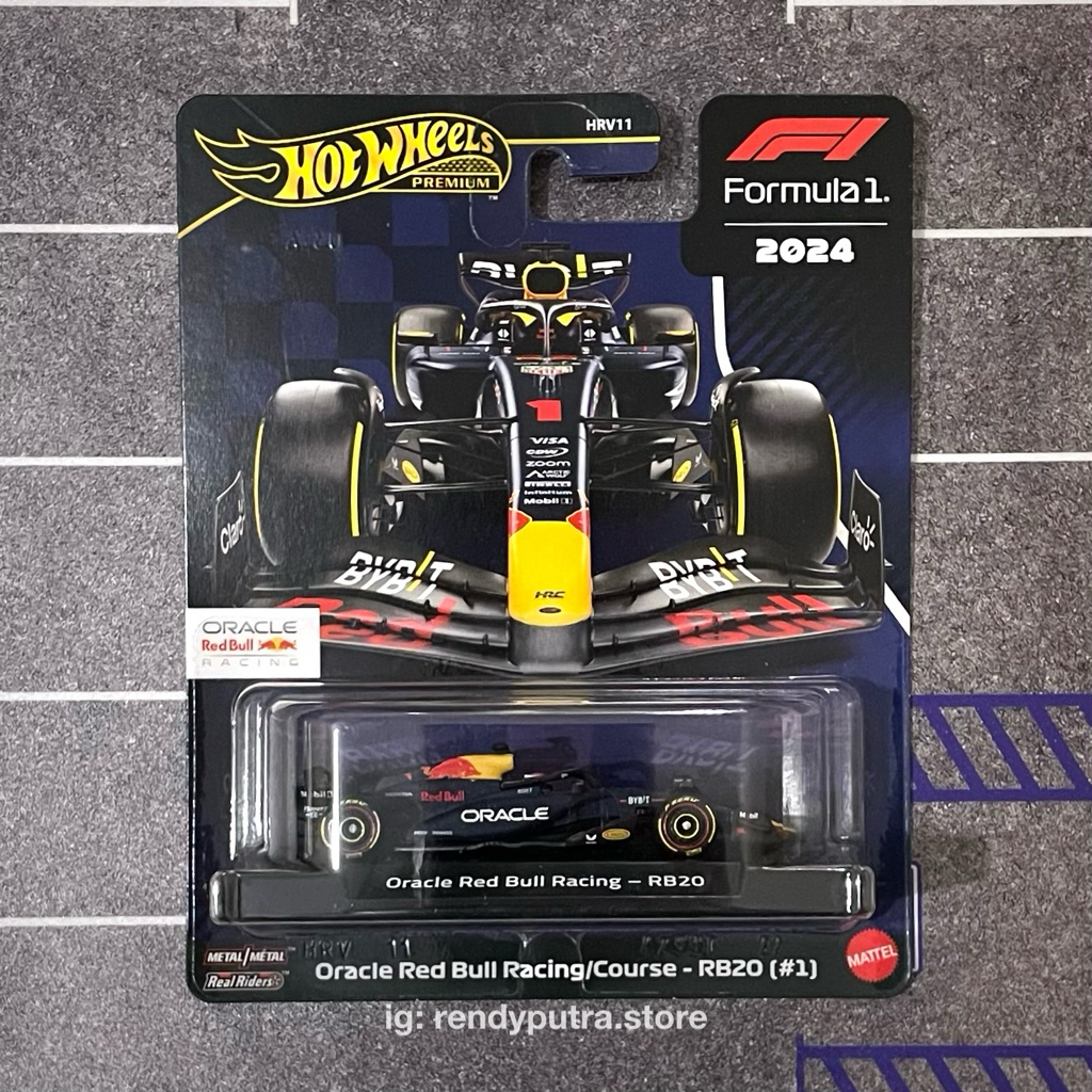 Jual Hot Wheels Formula 1 2024 Oracle Red Bull Racing #1 Max Verstappen ...