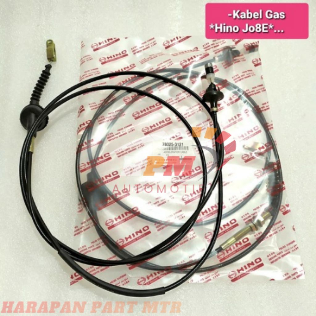 Jual CABLE ACCELATOR KABEL TALI GAS ORIGINAL. HINO JO8E/ JO8E LONG ...