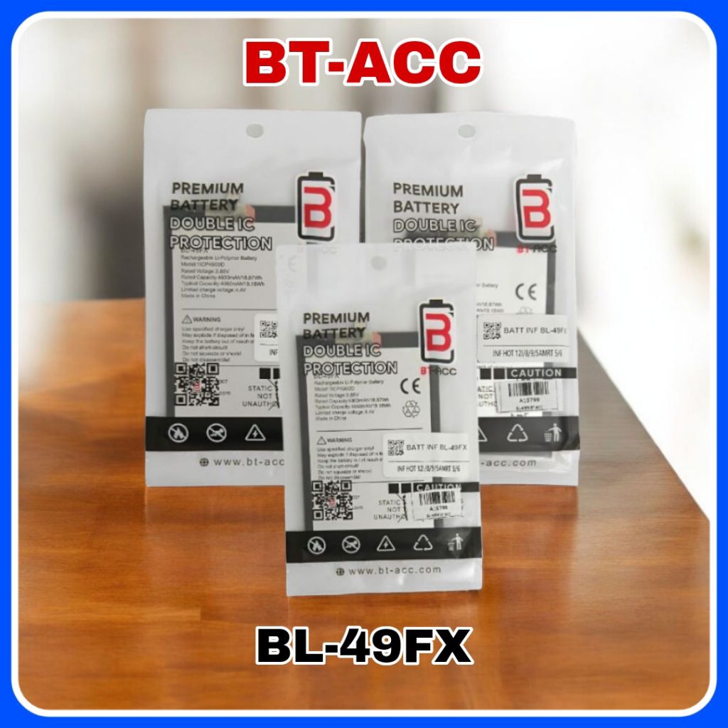 Jual batre batu baterai infinix bl 49fx smart 5 / smart 6 / hot 8 / hot ...