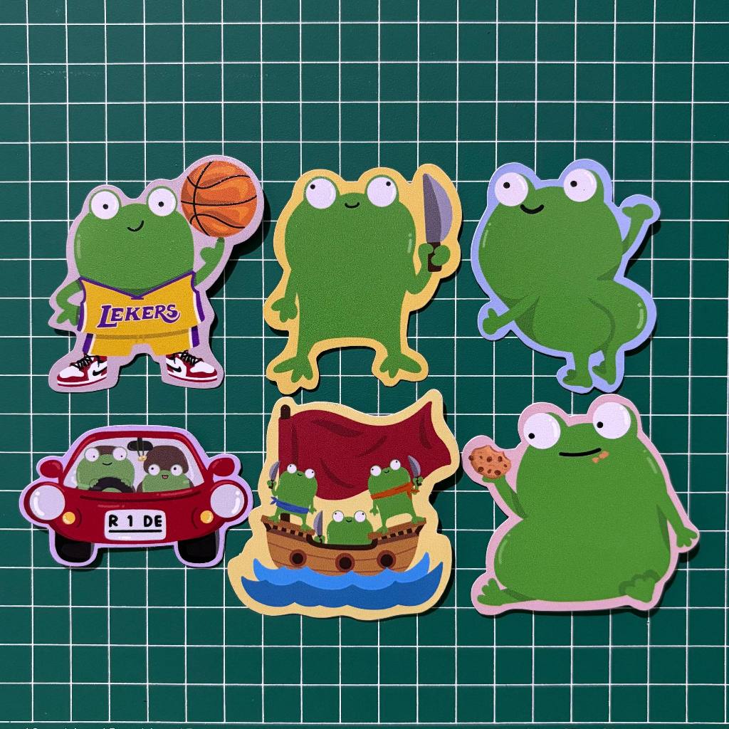 Jual Froggie Series - Penchill Original Stiker (waterproof) for HP ...