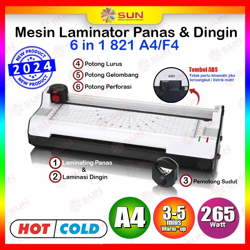 Jual Mesin Laminating Panas & Dingin A3 / F4 / A4 - Plastik Laminating ...