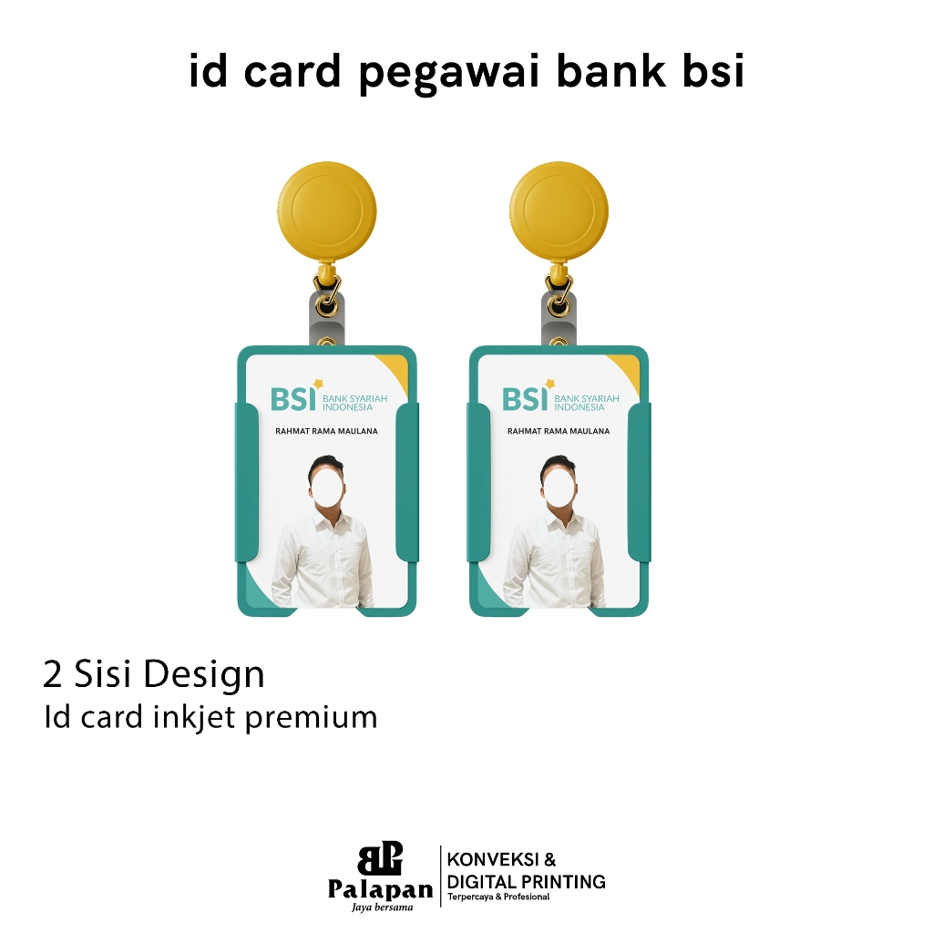 Jual id card bank bsi murah / id card pegawai bsi | Shopee Indonesia