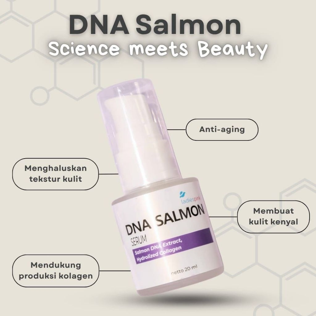 Jual LADIESPINK SKIN CARE | DNA Salmon Serum | Serum Pencerah ...