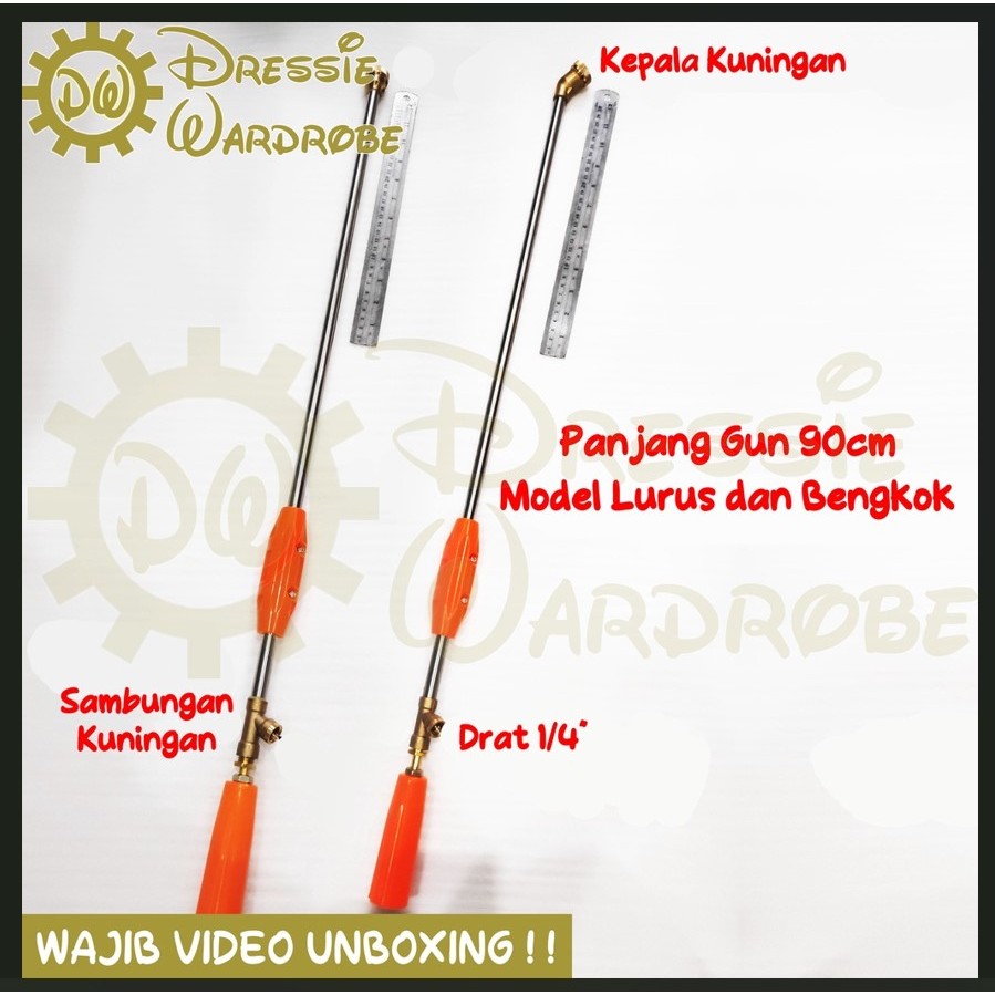 Jual Paket 2 Pcs Gun Spray Sprayer Stik Pompa Hama Doorsmeer 90 cm ...