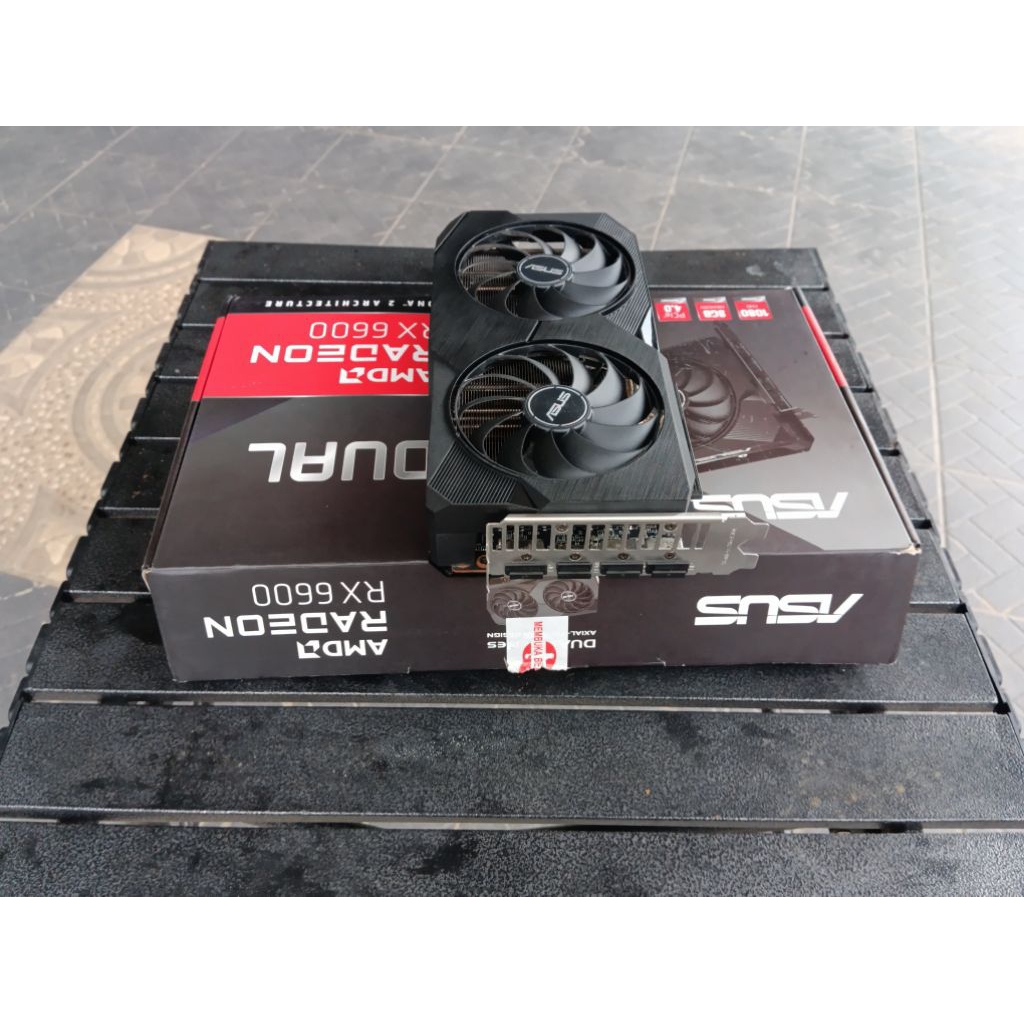 Jual ASUS Dual Radeon™ RX 6600 V2 8GB GDDR6 | FULLSET LIKE NEW ...