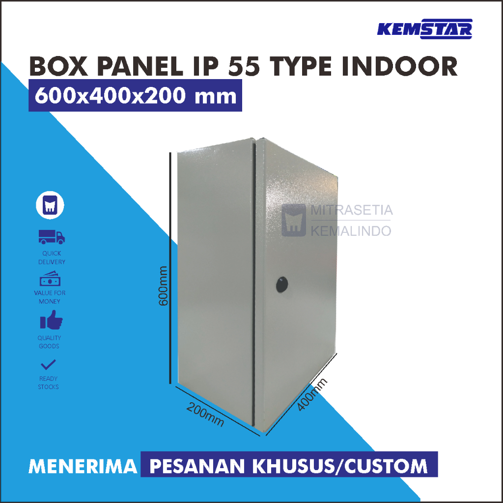 Jual TB 6040/20 Box Panel Listrik 6040 / 60x40x20 (cm) 600x400x200 (mm ...