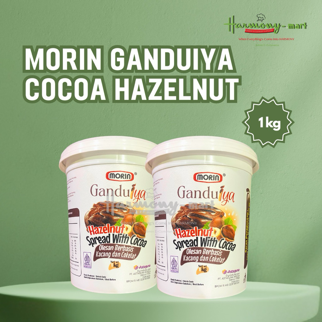 Jual MORIN Ganduiya Cocoa Hazelnut / Selai Cokelat Hazelnut Spread ...