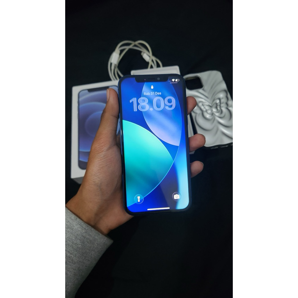 Jual IP12 128gb Preloved Second inter, dual sim fullset | Shopee Indonesia